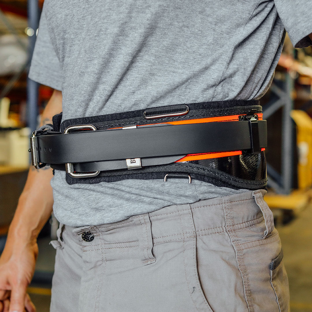 Back Support Miners Belt with extra quick release strap – Buckaroo Belts