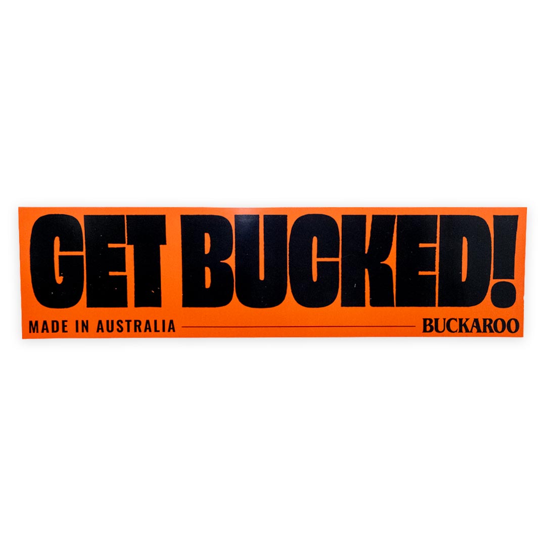 Buckaroo Bumper Sticker – Buckaroo Belts
